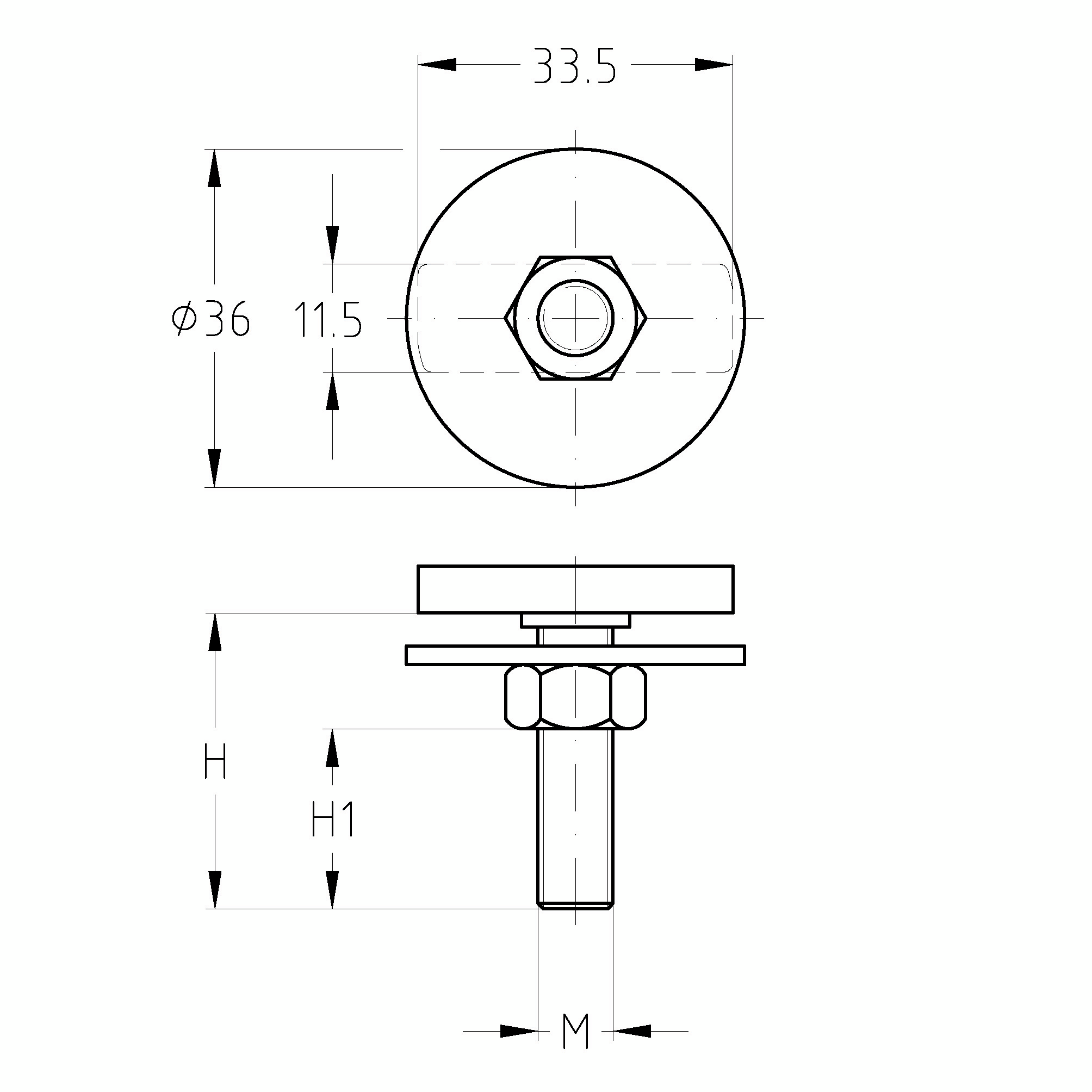 MÜPRO | MPC-Hammerkopfschrauben M8 | verzinkt