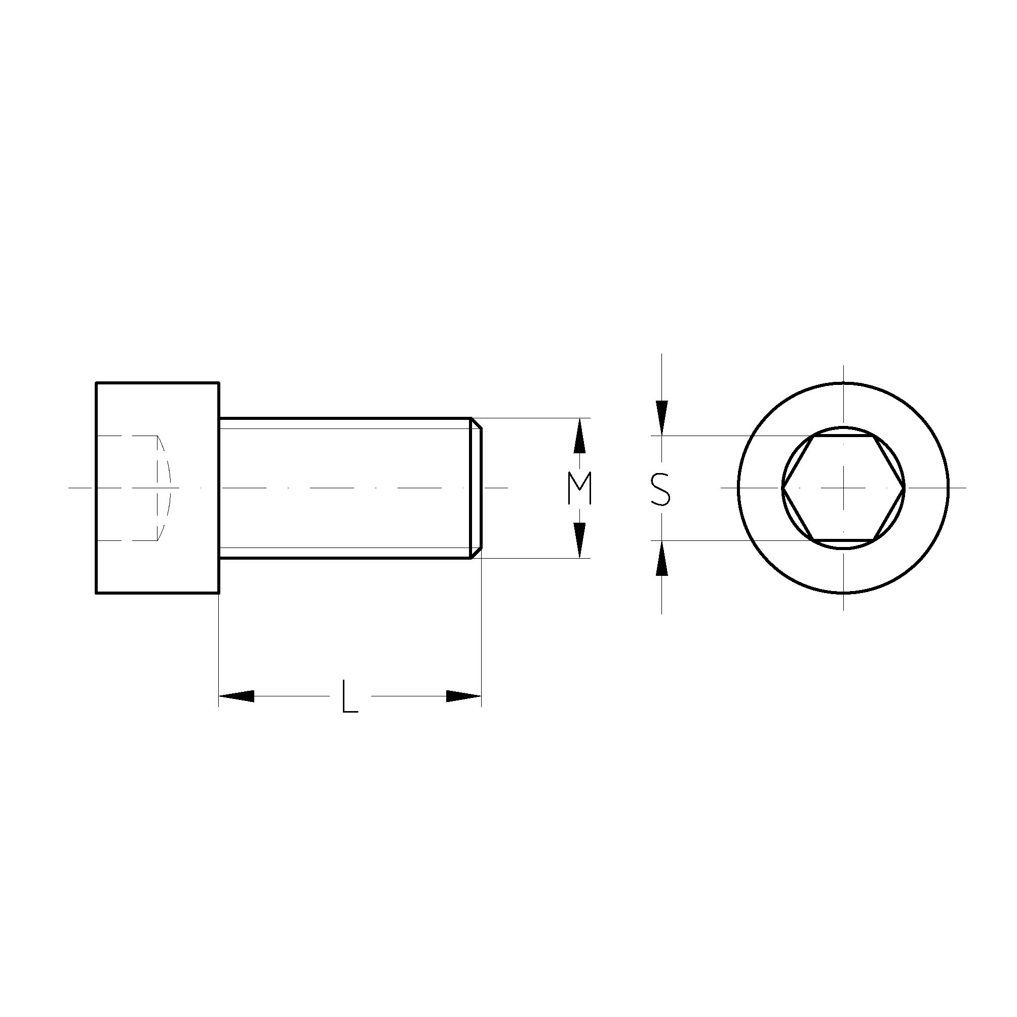 MÜPRO | Innensechskantschrauben M8 | 16 mm | V2A
