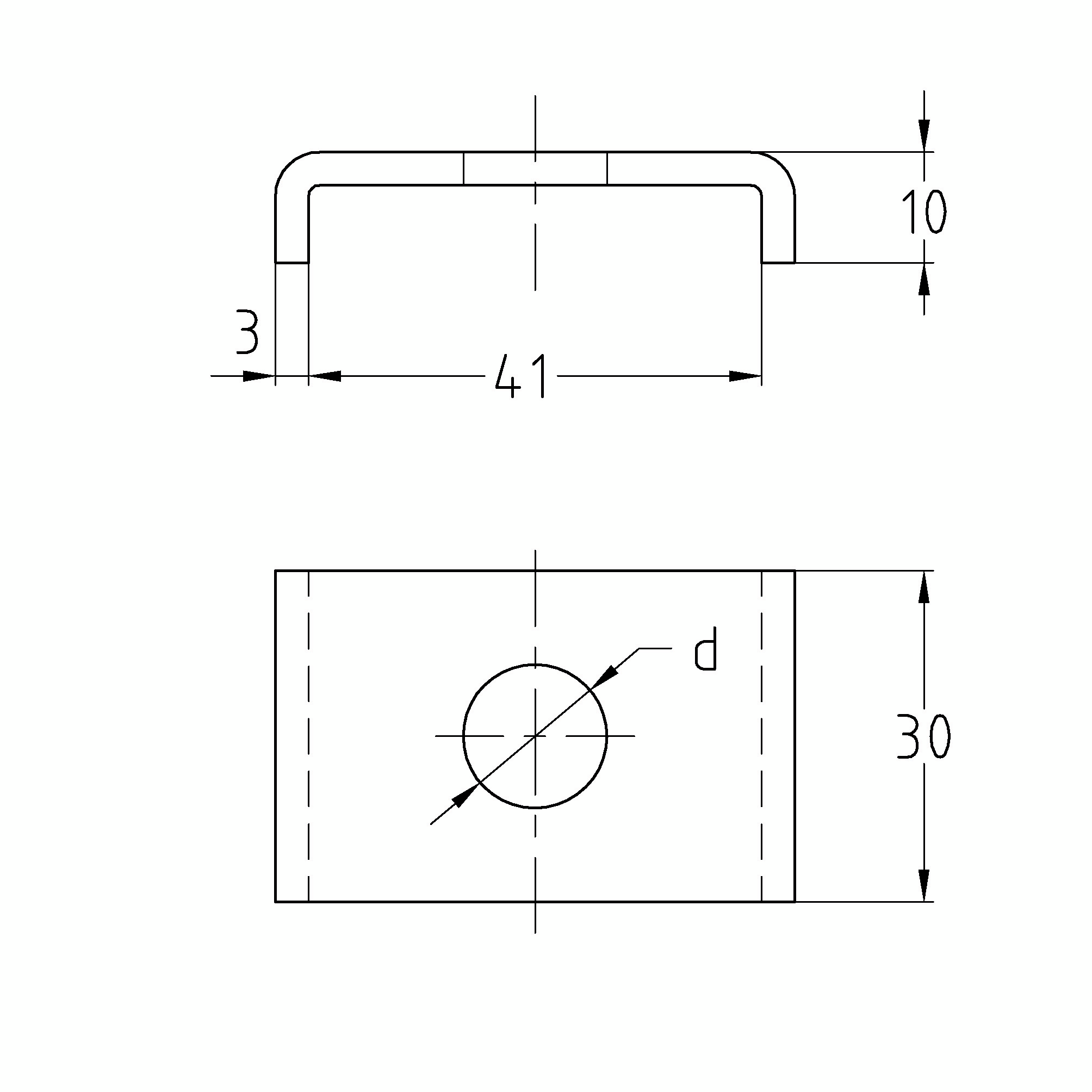 MÜPRO | MPR-Halteklammern Standardausführung | M10 | verzinkt